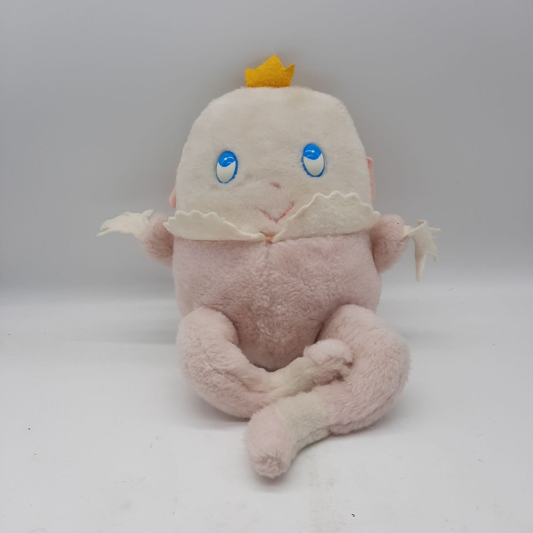 Vintage Eden Baby Humpty Dumpty Chime Rattle Pink Stuffed - Etsy