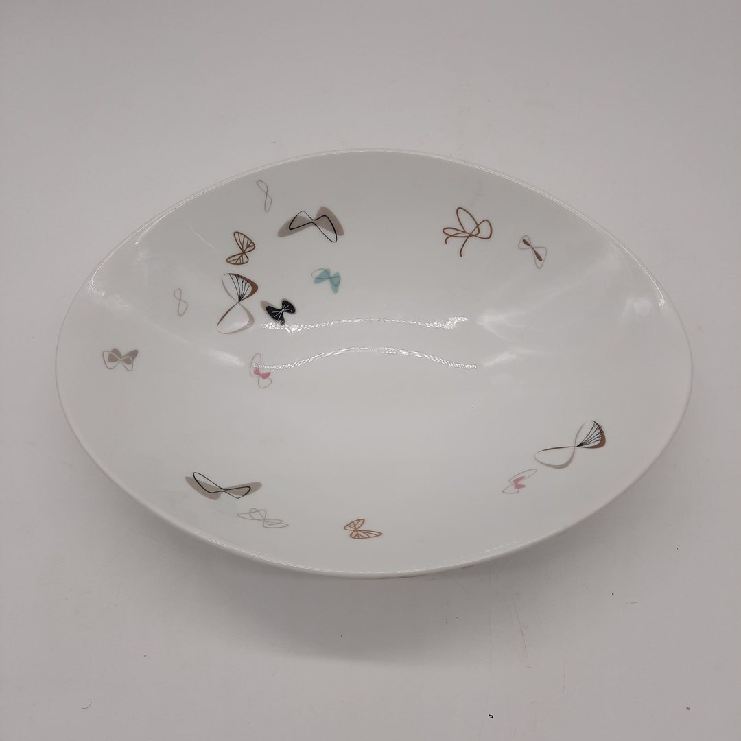 Noritake Mid Century Modern 1385 Atomic Butterfly Oblong Serving Dish Japan - Etsy