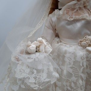 1950s Sweet Sue American Character Bride Doll Hard Plastic Blond All ...