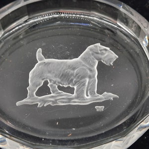 Art Deco Heinrich Hoffman Glass Salt- Impressed Terrier, Butterfly Mark ...