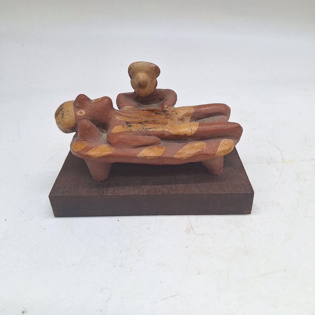 Vintage Etrafon Ad: Pre-columbian Style Figure, Nayarit Mexico - Etsy