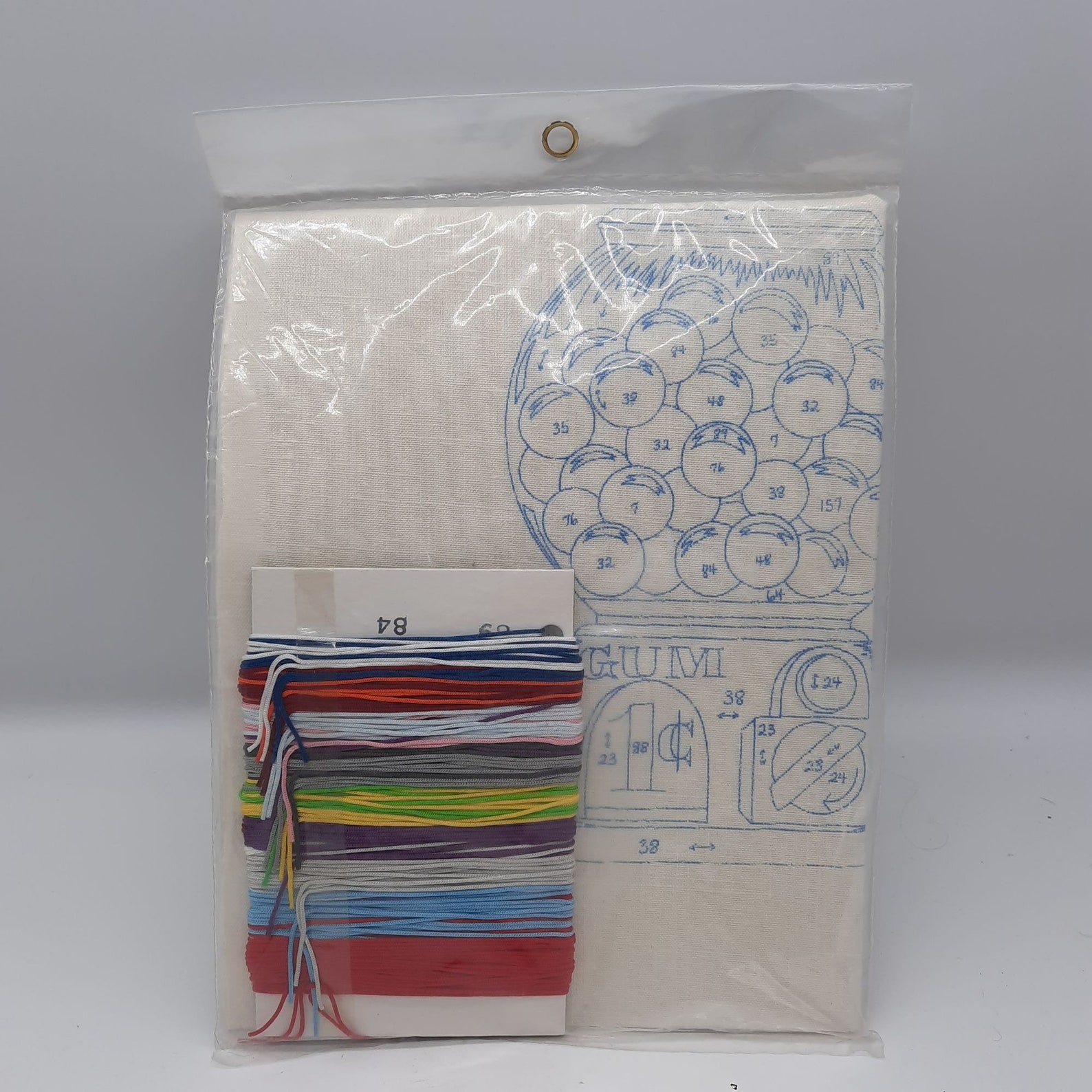 Vintage Gumball Punch Embroidery Kit Kazari Original Packaging 1981 ...