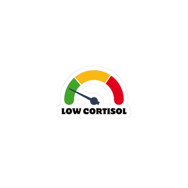 Low Cortisol Sticker - Etsy