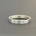 Personalized Engraved Chinese Name 3 Mm Burnished Matte Sterling Silver ...