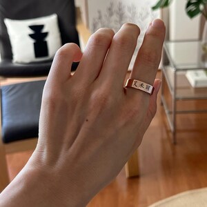 Personalized Engraved Chinese Name 6 Mm Stainless Steel Band Ring ...