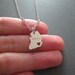 Personalized Engraved Korean Name South Korea Map Necklace in - Etsy