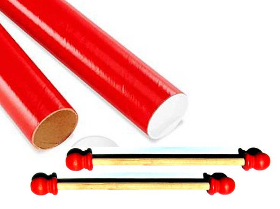 8-inch DIY 100 Set Scroll Invitation Rods W/ Mailing Tubes - Etsy