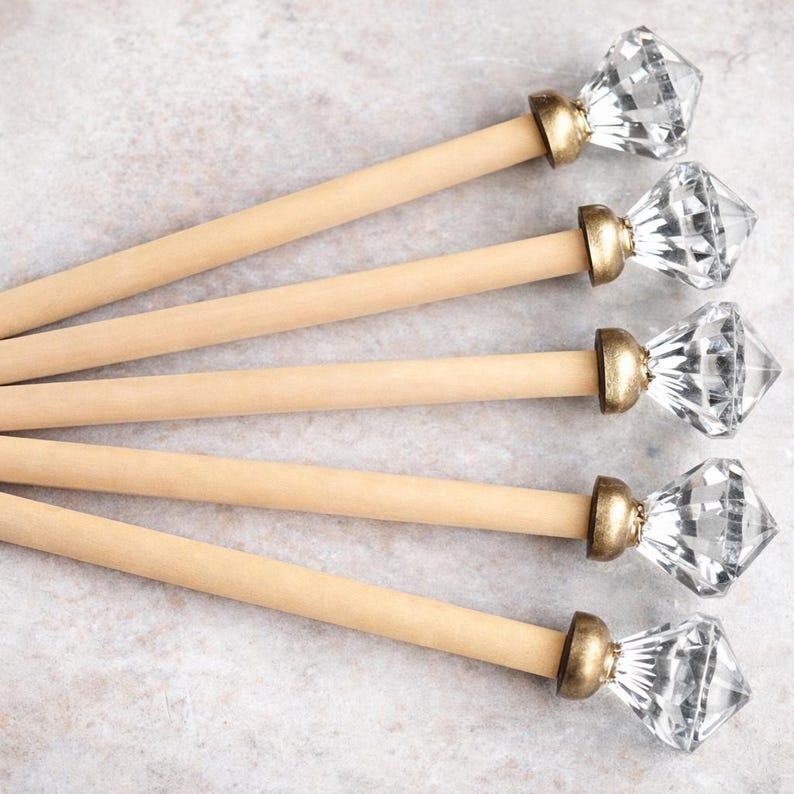 Crystal Finial Scroll Invitation - 50 Sets - Etsy