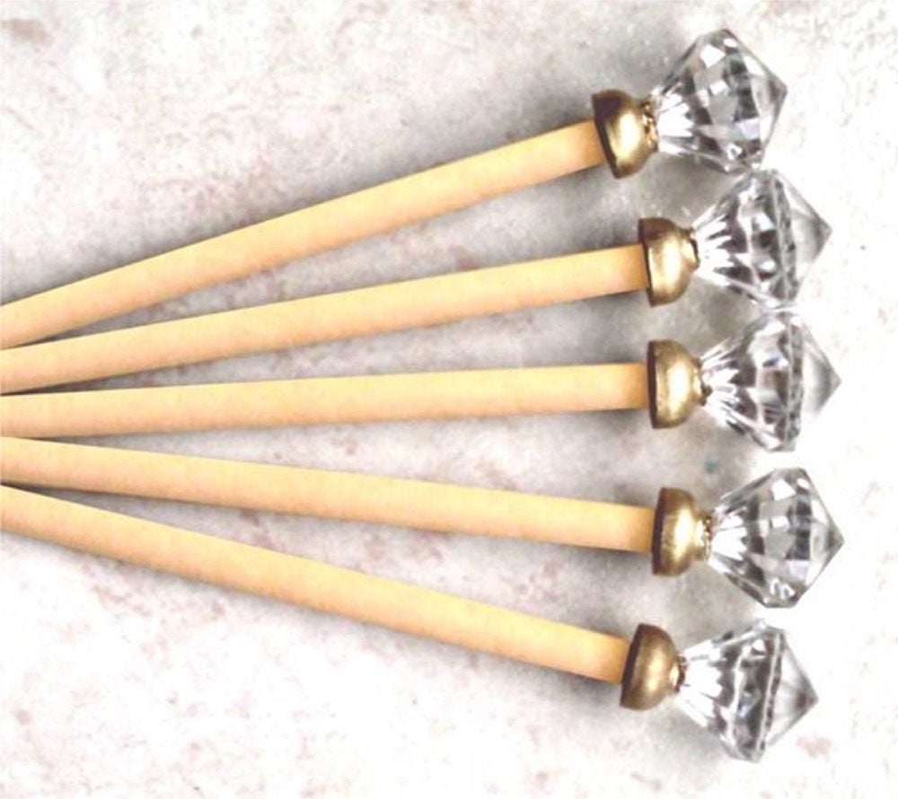 25 Sets-pairs (50 Pieces) Diamond Scroll Finials Rods - Etsy
