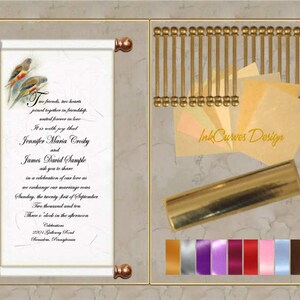 Scroll Invitation 50 Sets DIY Kit- Perfect for Invitation Designers - Etsy