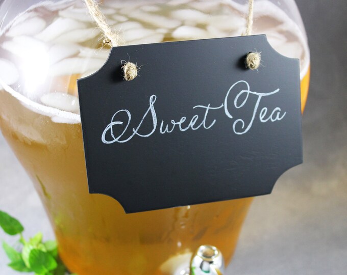 Drink Dispenser Label Chalkboard Sign - Etsy