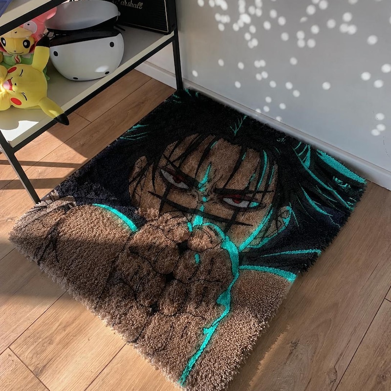 Aesthetic Anime Rug - Etsy