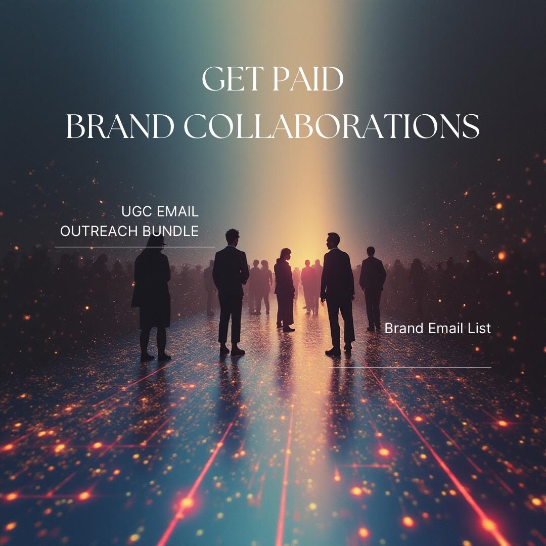 UGC Brand Email List + Outreach Templates | Get Paid Brand ...