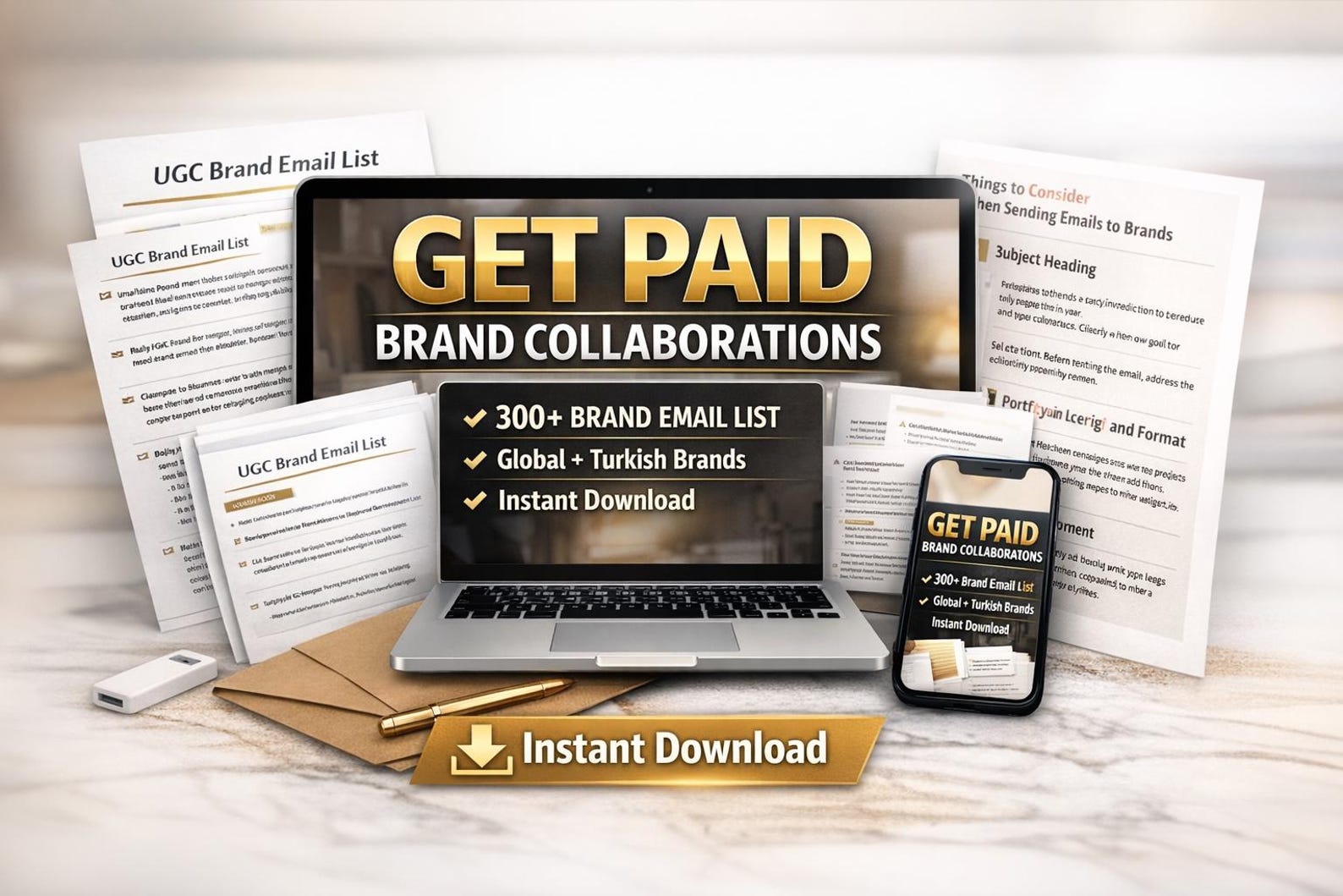 UGC Brand Email List + Outreach Templates | Get Paid Brand ...