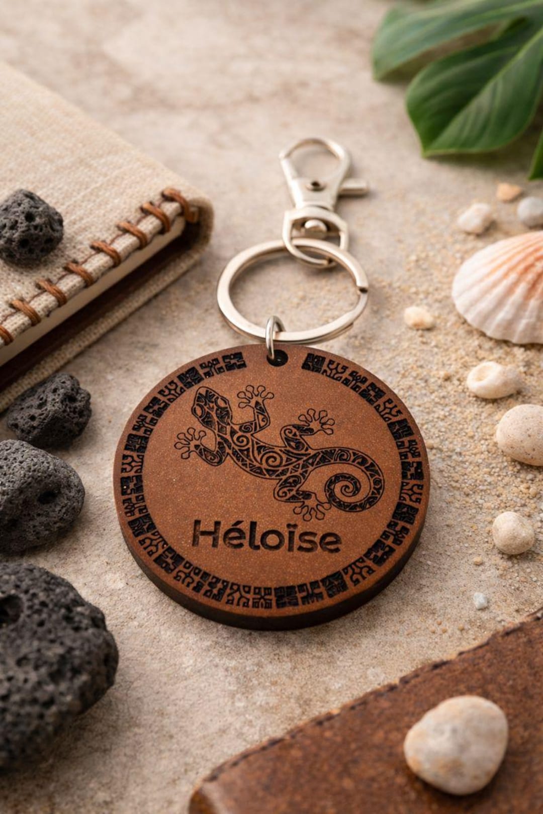 Engraved Maori Name Keychain – Lizard - Etsy