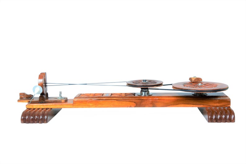 Buy Kisan Charkha Deluxe Spinning Wheel Hand Crafted in India. Online ...