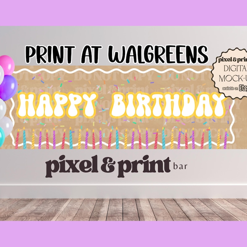 Walgreens Banner - Etsy