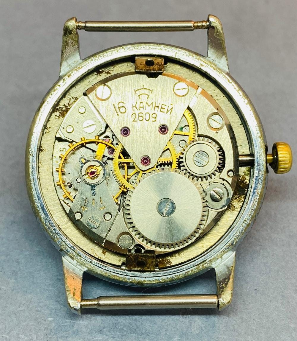 Vintage 1980 Raketa Wristwatch | Petrodvortsovy Watch Factory | 16 ...