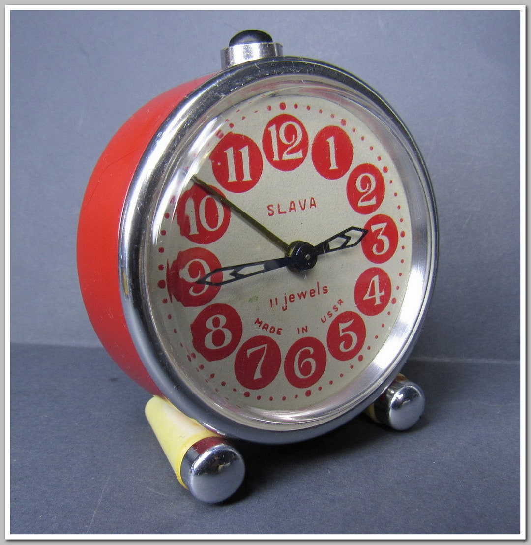 Alarm Clock Soviet Alarm Clock slavavintage - Etsy