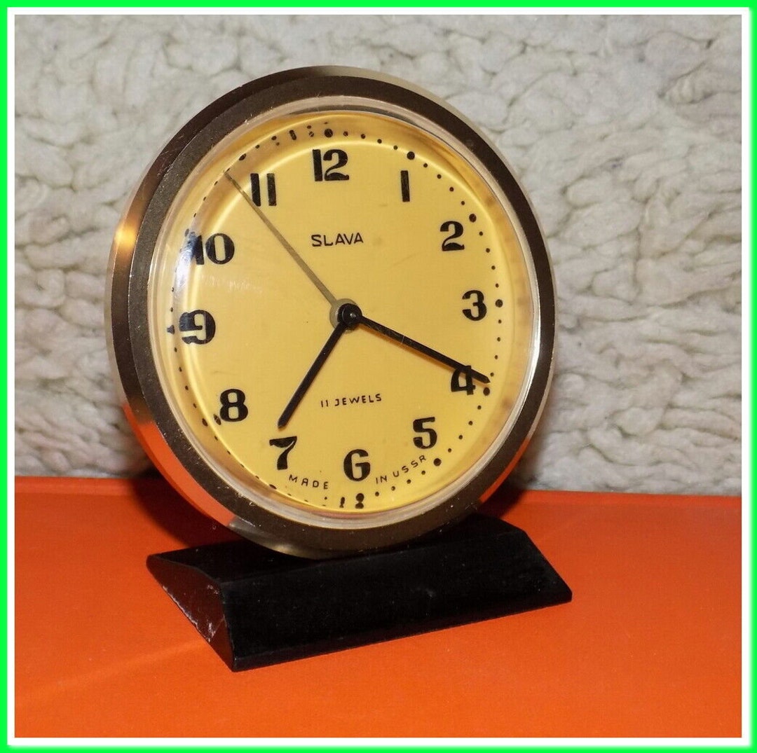 Alarm Clock, Soviet Alarm Clock "slava",vintage Alarm Clock,working ...
