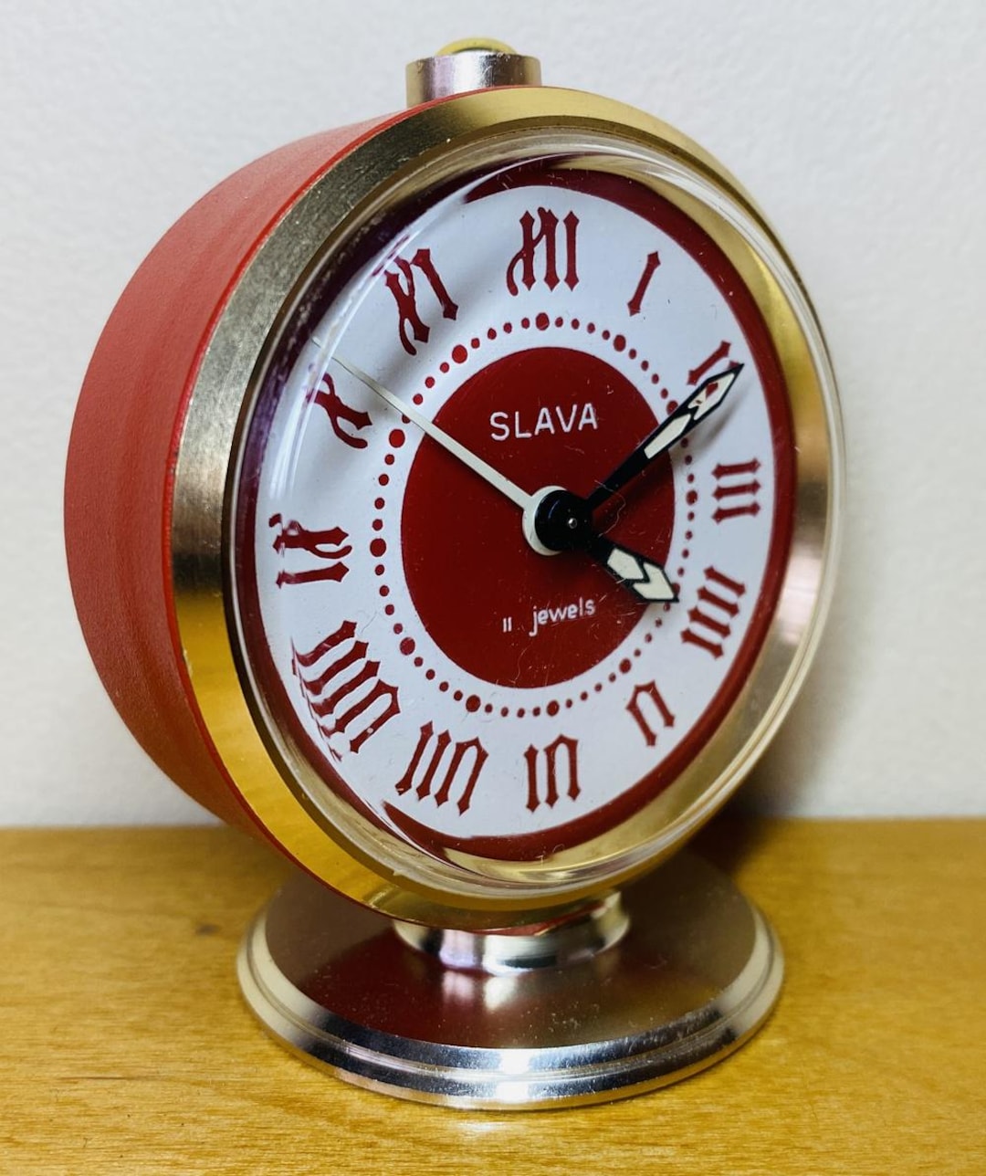 Alarm clock, Soviet Alarm clock "SLAVA",Vintage alarm clock,Working ...