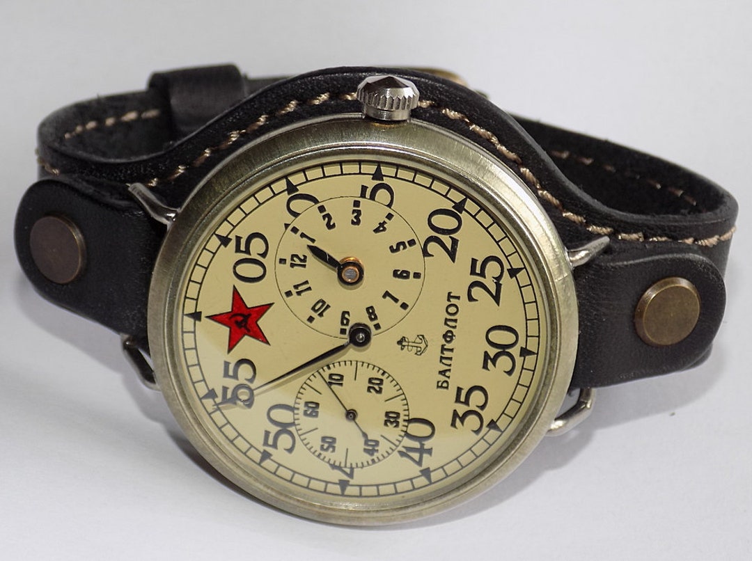 Military Russian Wristwatch Regulateur Molnij~massive Mens Watch - Etsy