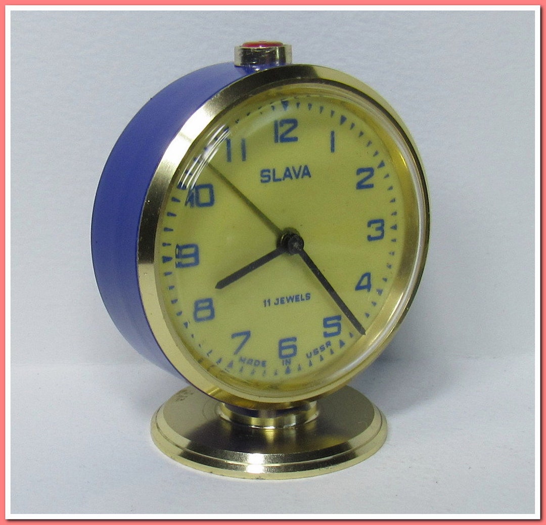 Alarm Clock, Soviet Alarm Clock "slava",vintage Alarm Clock,working ...