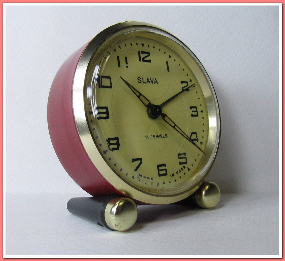 Alarm Clock Soviet Alarm Clock slavavintage - Etsy