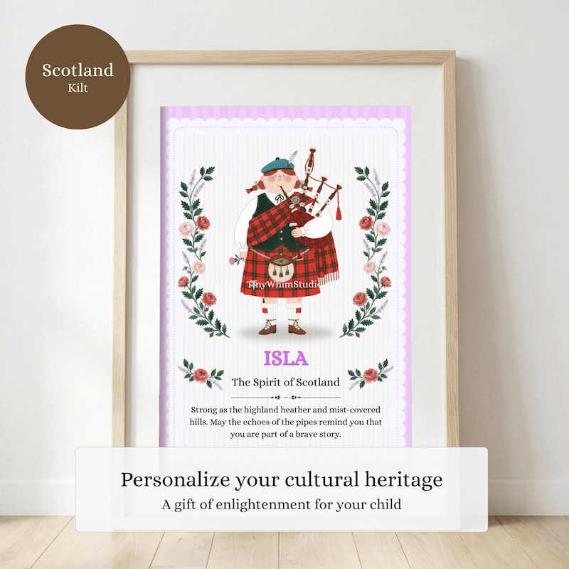 Vintage Scottish Folk Art - Etsy