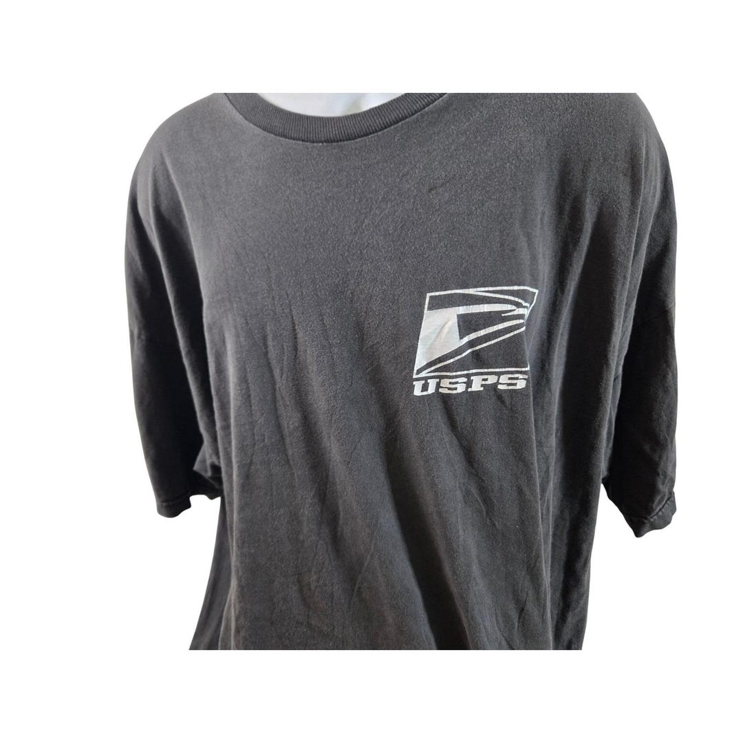 USPS 2007 Postal Proud Professional T Shirt Mens 2X Gray Harley ...