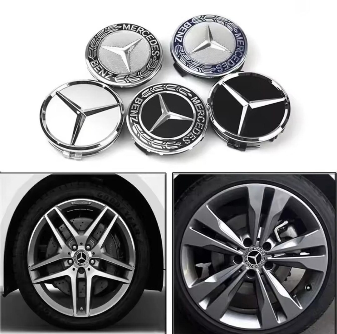 4x 75mm Wheel Center Hubcaps for MERCEDES AMG - Etsy
