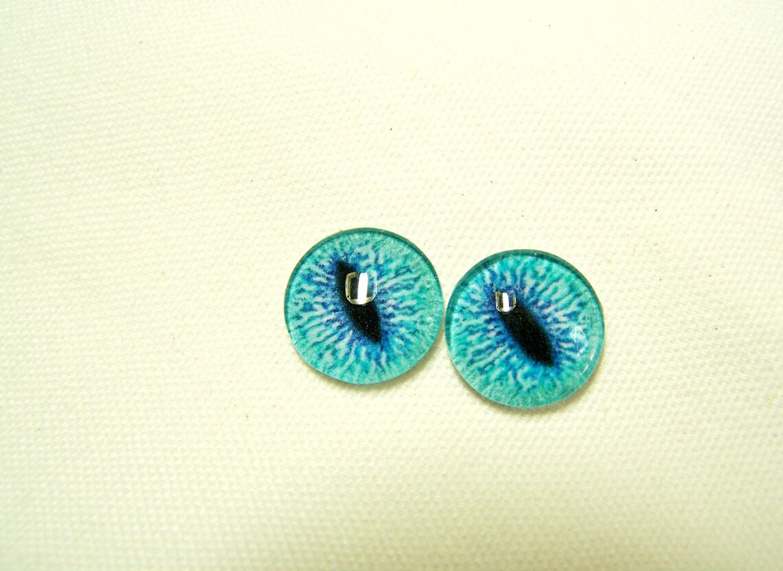 14mm Glass Eye Cabochon for Jewelry Making or Sculpture - Etsy
