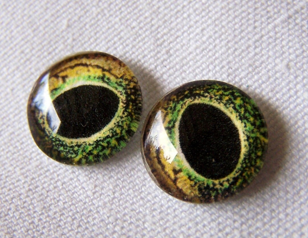 Glass Cabochon Eyes Reptile Glass Eyes for Jewelry or Sculpture - Etsy