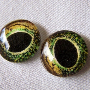 Glass Cabochon Eyes Reptile Glass Eyes for Jewelry or Sculpture - Etsy