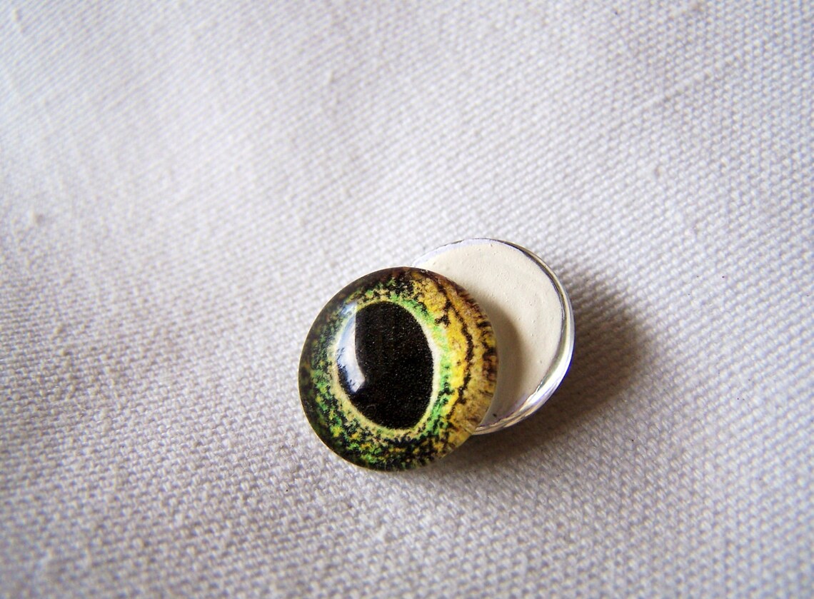 Glass Cabochon Eyes Reptile Glass Eyes for Jewelry or - Etsy