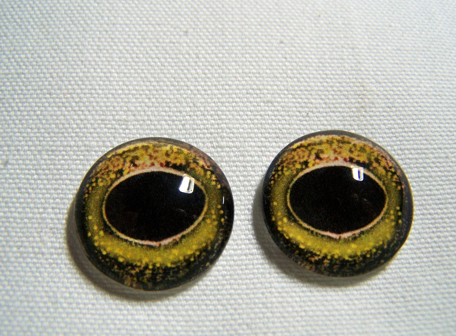 Reptile Eyes Glass Eyes for Jewelry or Sculpture 20mm - Etsy