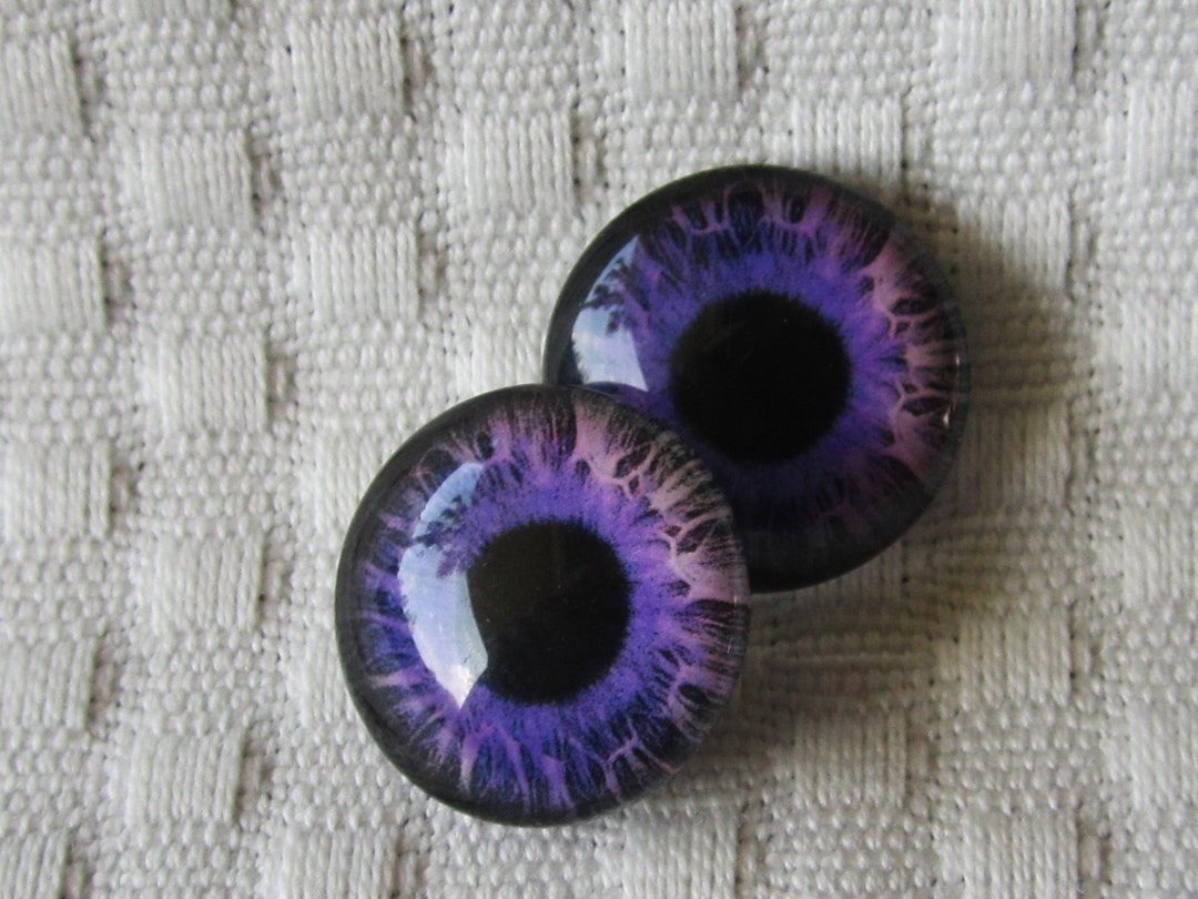 Glass Eyes-20mm-18mm-16mm-14mm-12mm- Eyes for Dolls and Sculpture - Etsy