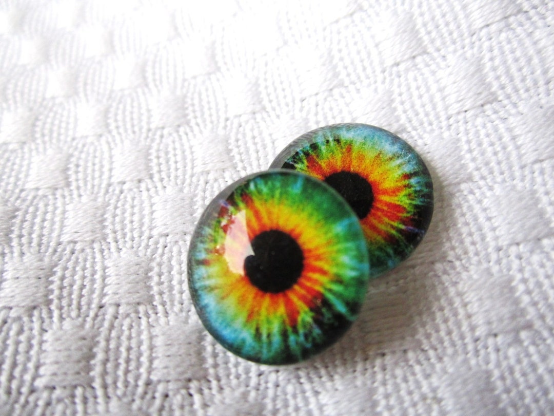 16mm Glass Eye Cabochons for Jewelry Making Craft Supplies - Etsy