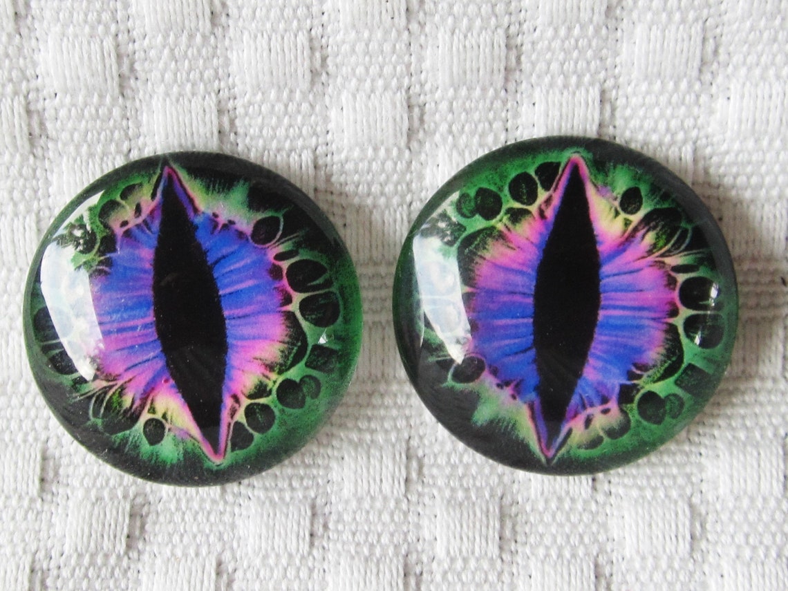 Glass Eyes-20mm-18mm-16mm-14mm-12mm- Eyes for Jewelry, Crafts and ...