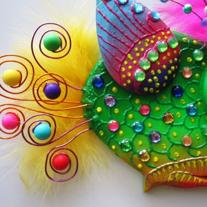 Bird Sculpture Art Object-wood Bird Carving-whimsical Art-funny Bird ...