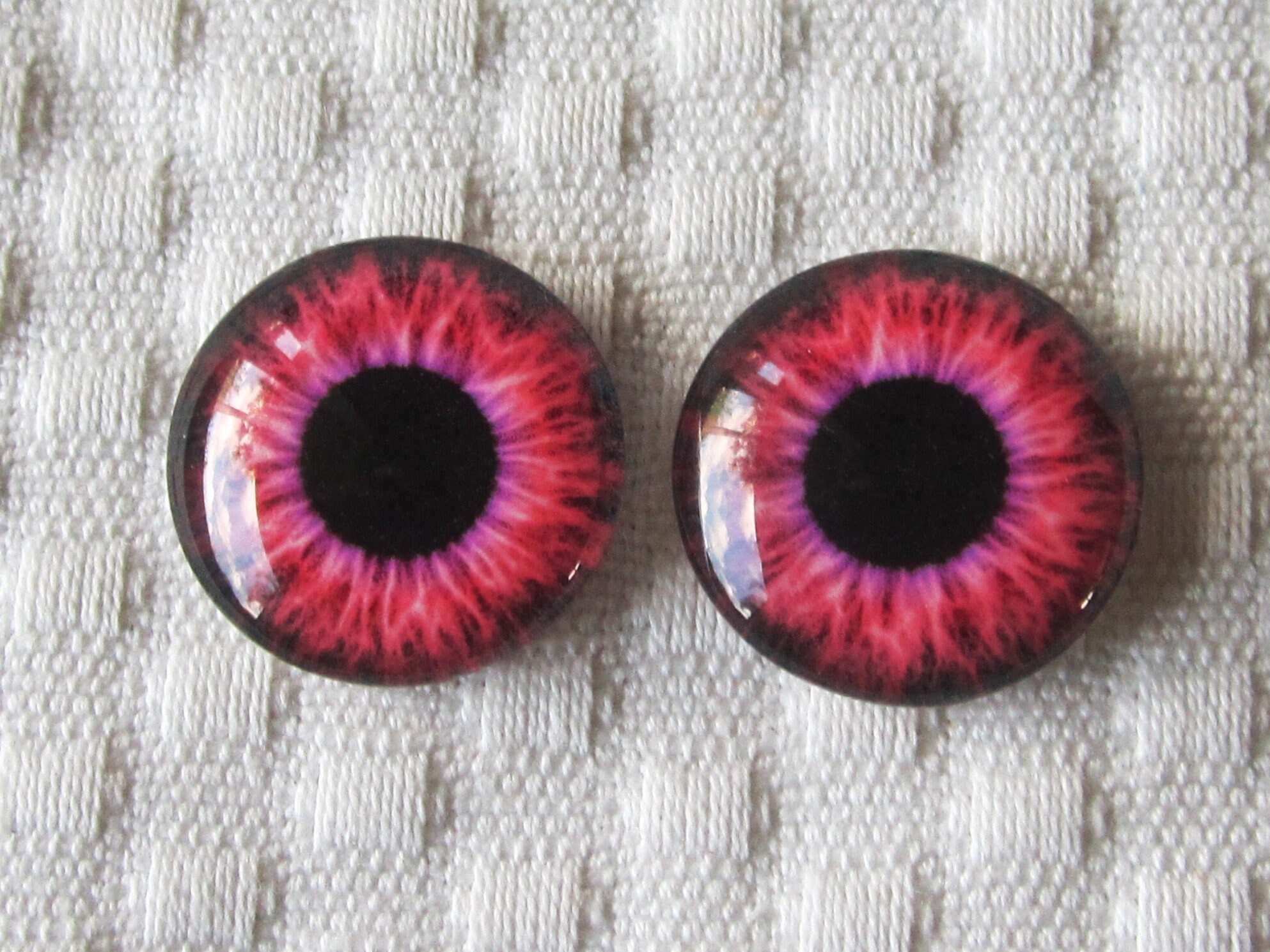 Ojos de cristal, ojos rojos, ojos de muñeca, ojos realistas, ojos de ...