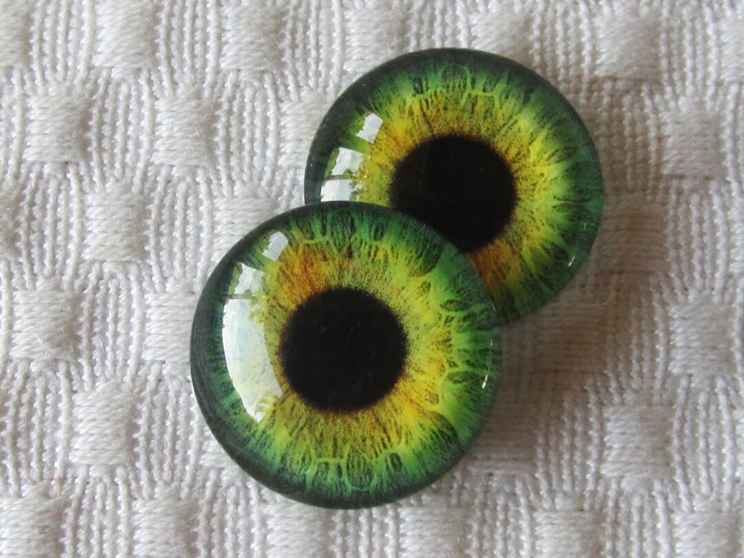 Glass Eyes-20mm-18mm-16mm-14mm-12mm- Eyes for Dolls and Sculpture - Etsy