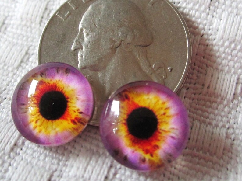 12mm Glass Eyes for Sculpture and Crafts and Jewelry - Etsy