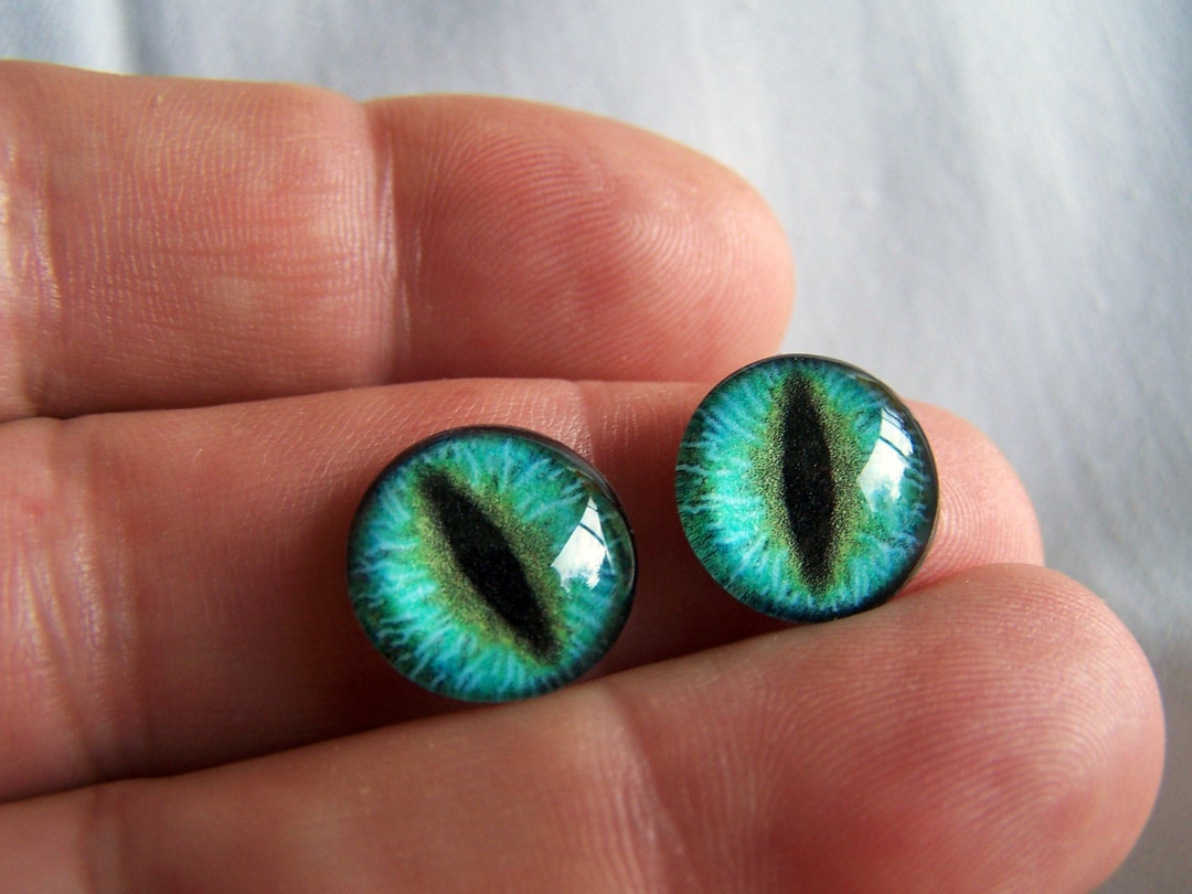 Glass Eyes 14mm Dragon Eyes for Fantasy Dolls and Sculpture - Etsy