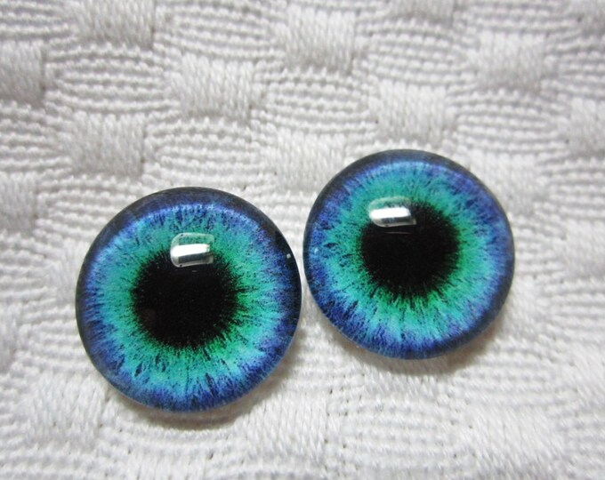 14mm Glass Eyes for Polymer Clay Sculptures - Etsy