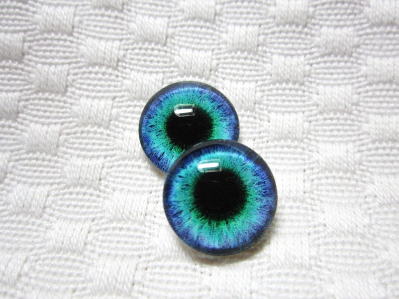 14mm glass eyes for polymer clay sculptures | Etsy