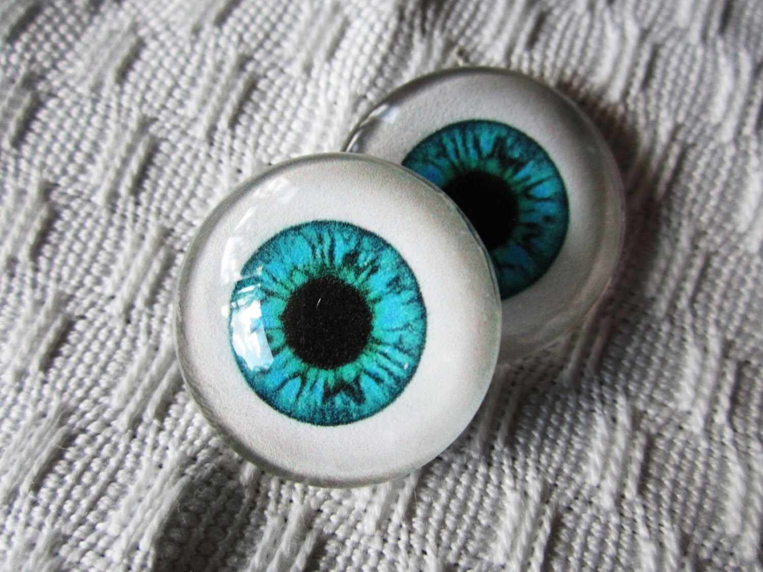 Doll eyes glass eyes for jewelry or sculpture 20mm cabochons | Etsy