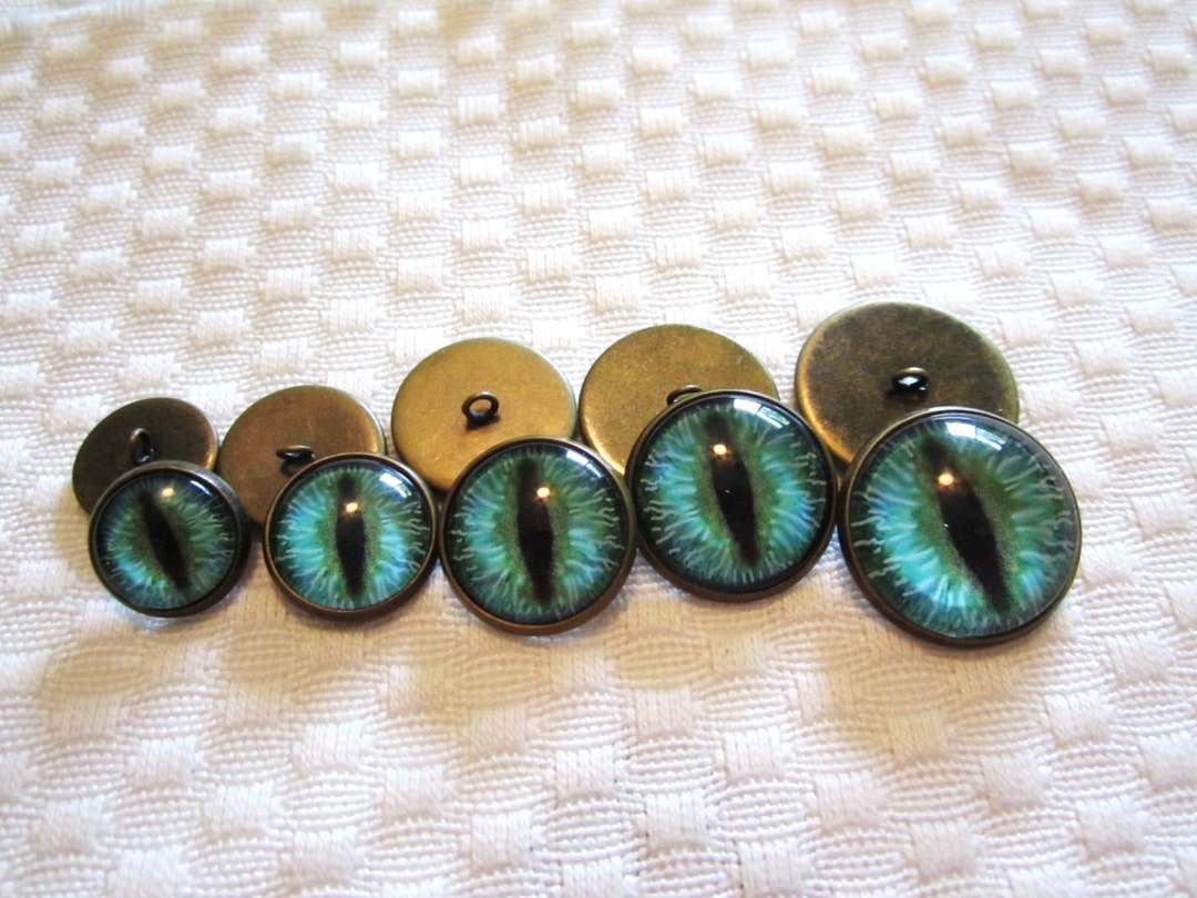 Handmade Sew-on Glass Dragon Eyes: Plushie Animal Eyes (12mm-20mm) - Etsy
