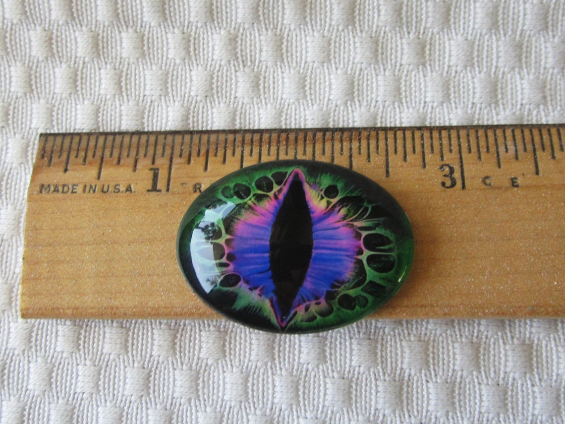 Oval Dragon Glass Eye - Etsy