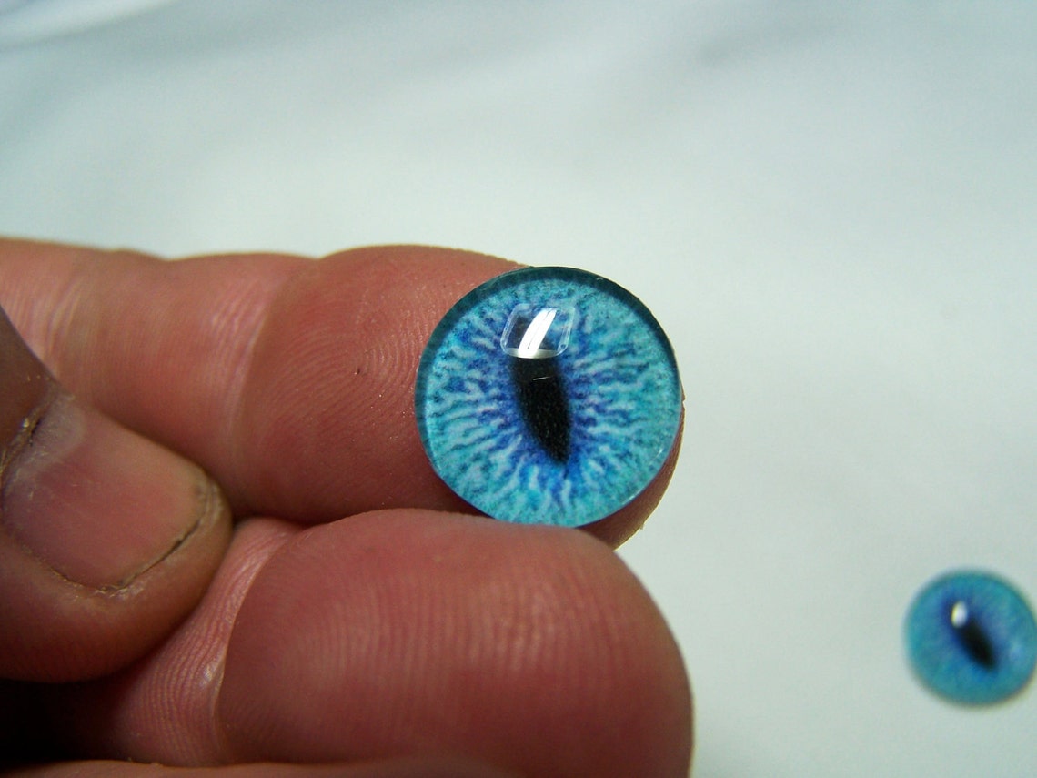 14mm Glass Eye Cabochon for Jewelry Making or Sculpture - Etsy